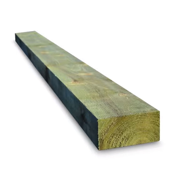 2.4m x 100mm x 100mm Sawn Green Treated UC3 Landscaping Sleeper – BF ...